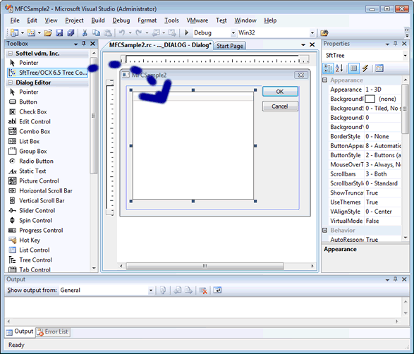 Using SftTree/OCX with Visual Studio (Unmanaged C/C++)